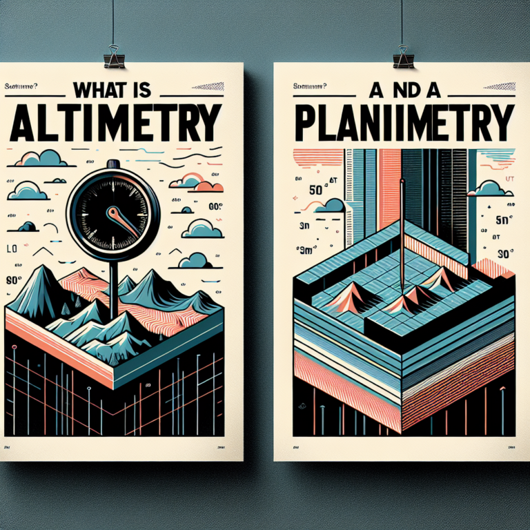 ¿Qué es Altimetría y Planimetría y Cómo se Utilizan?